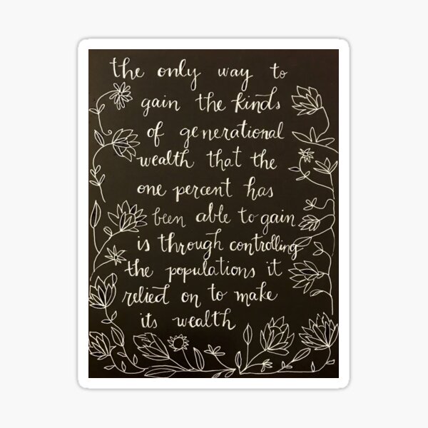 "Generational wealth" Sticker by Kiershort | Redbubble