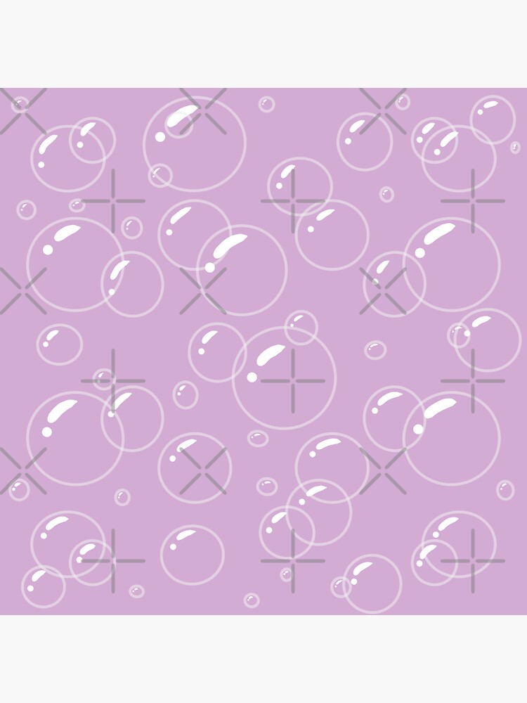 "Pink bubble pattern" Sticker for Sale by Pauli- | Redbubble