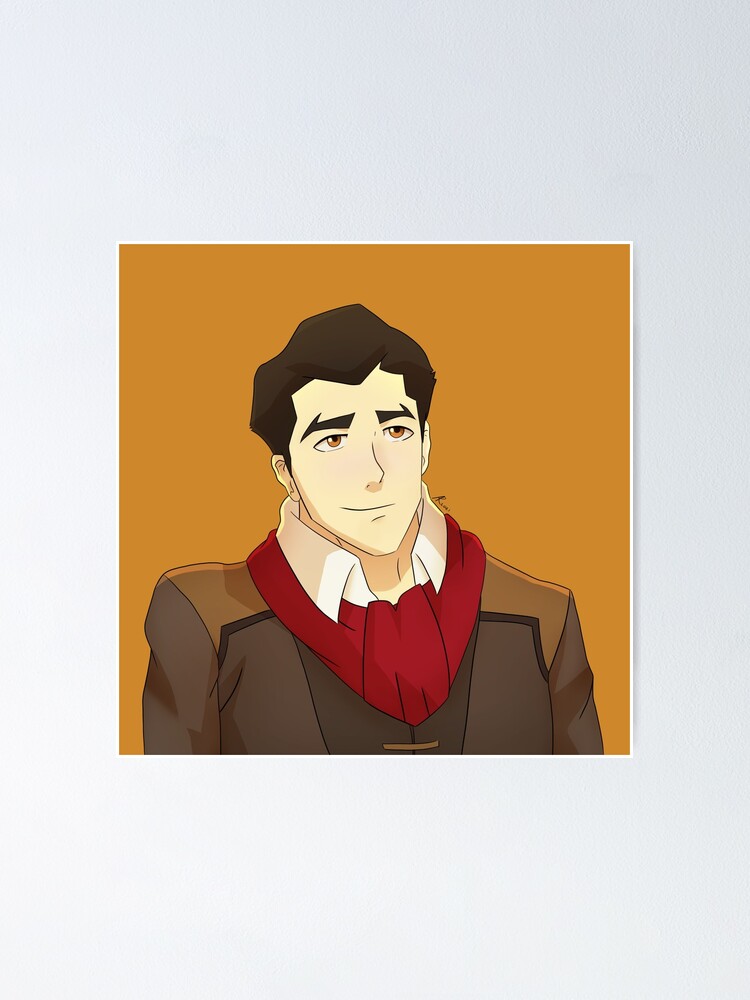 "Mako in a Suit TLoK" Poster for Sale by Art-by-AbbyRodz | Redbubble