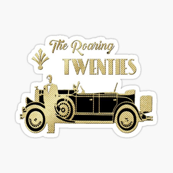 "Roaring Twenties Vintage Car" Sticker for Sale by joseech | Redbubble