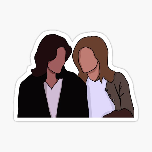 "Rachel and Monica" Sticker by Adidooo | Redbubble