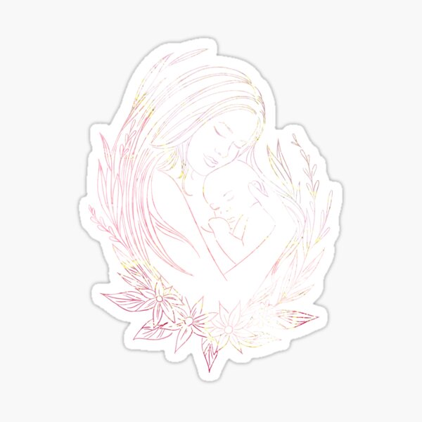 "Woman Mother Baby Midwife Doula" Sticker for Sale by WoollyWonder ...