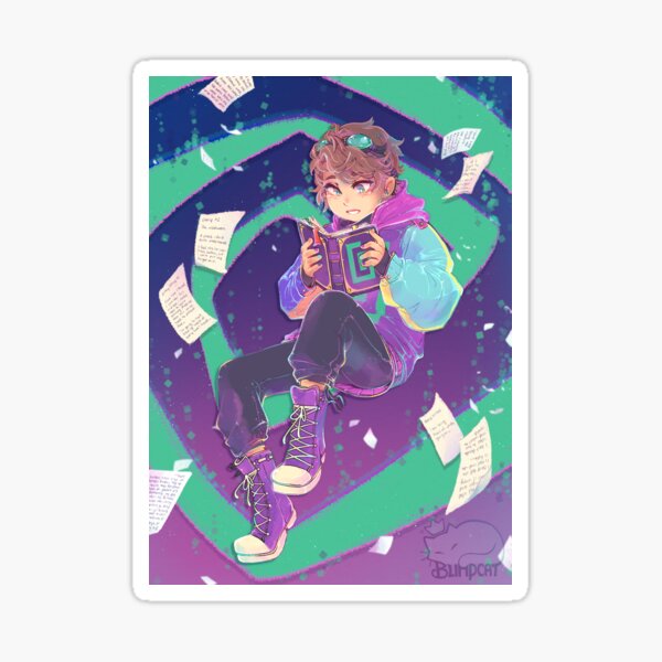 "Tales From Karl" Sticker for Sale by Blimpcat | Redbubble