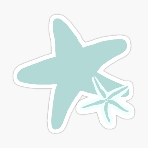 "Blue star fish sticker " Sticker for Sale by Lmlayla11 | Redbubble