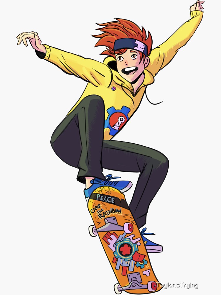 "Reki Sticker from Sk8theInfinity" Sticker for Sale by TaylorIsTrying ...