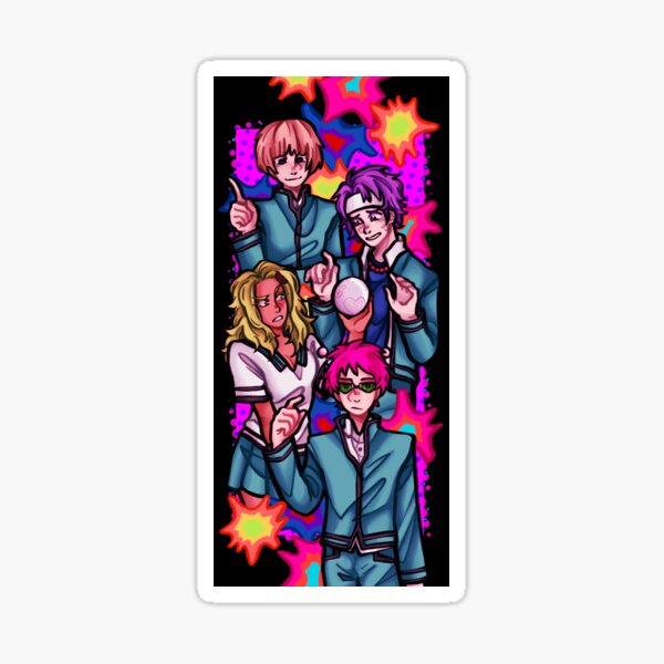 "Psychic kids Pink haired Psychic" Sticker for Sale by LNBart | Redbubble