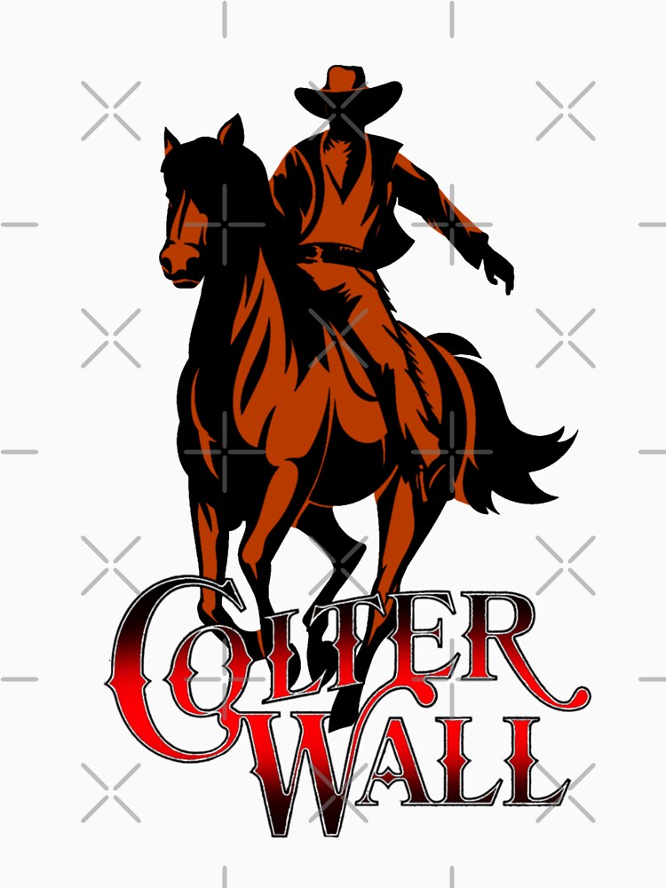 "@01 Colter Wall Cowboy" T-shirt for Sale by Payuan | Redbubble ...