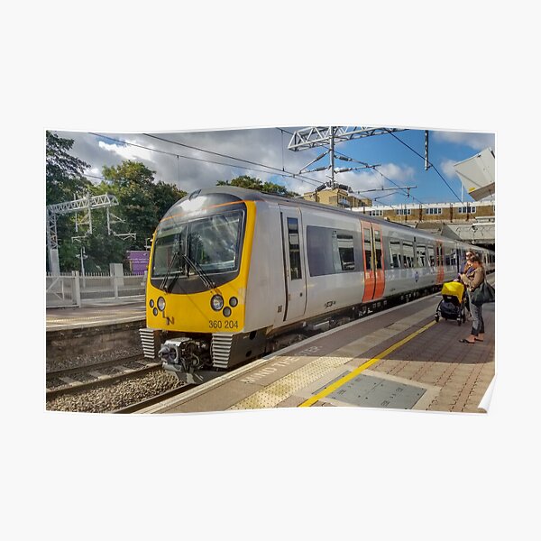 "Siemens Desiro Class 360/2 Multi-Unit Train at Ealing Broadway, London ...