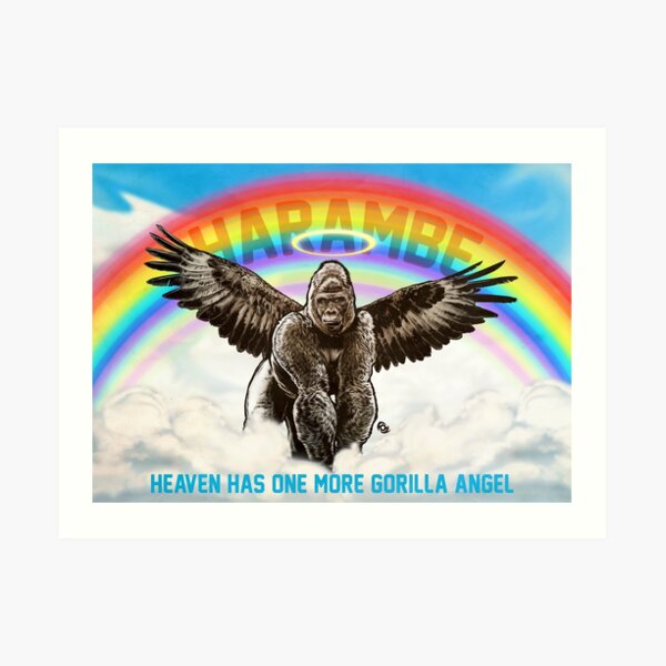 Harambe Art Prints | Redbubble