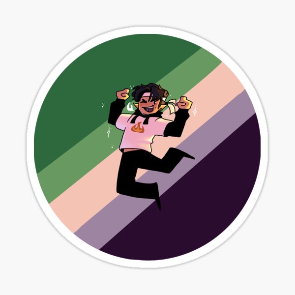 "Sapnap Aromantic Pride" Sticker for Sale by friccafracc | Redbubble
