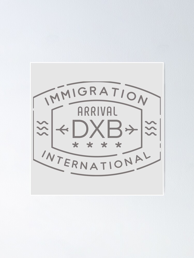 "DXB Dubai UAE United Arab Emirates Immigration International Arrival ...