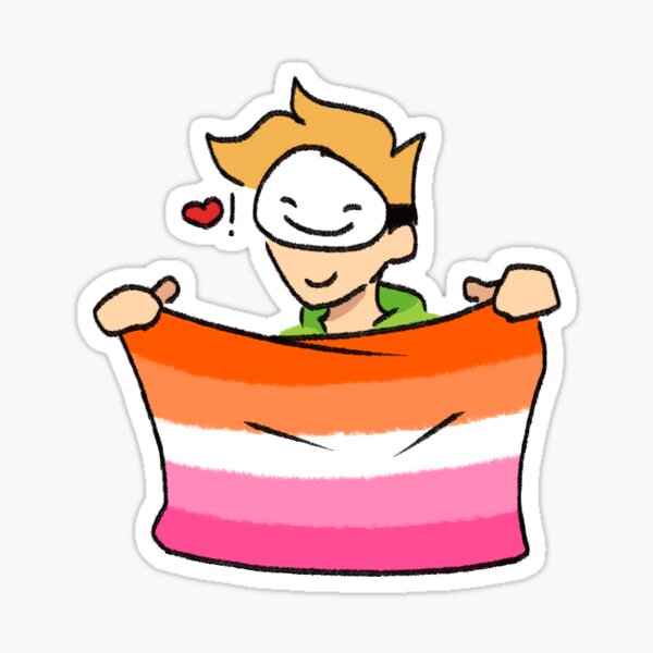 "Dream Lesbian Pride Flag" Sticker for Sale by purplebees- | Redbubble