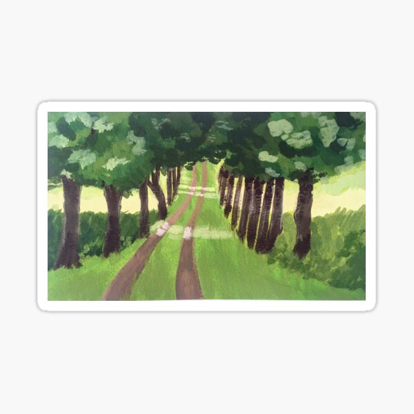 "Long worn path" Sticker for Sale by RainbowDraco | Redbubble