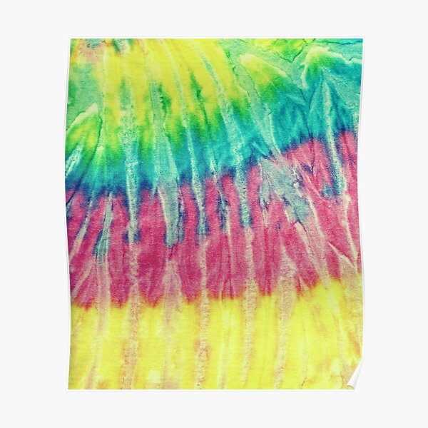 "Multicolour Tie-dye" Poster for Sale by YvonneMarrs | Redbubble