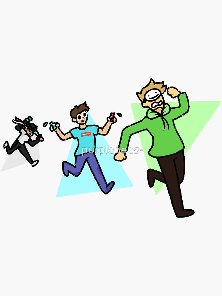 "Minecraft Manhunt Chasing Scene (Dream Team)" Sticker for Sale by ...