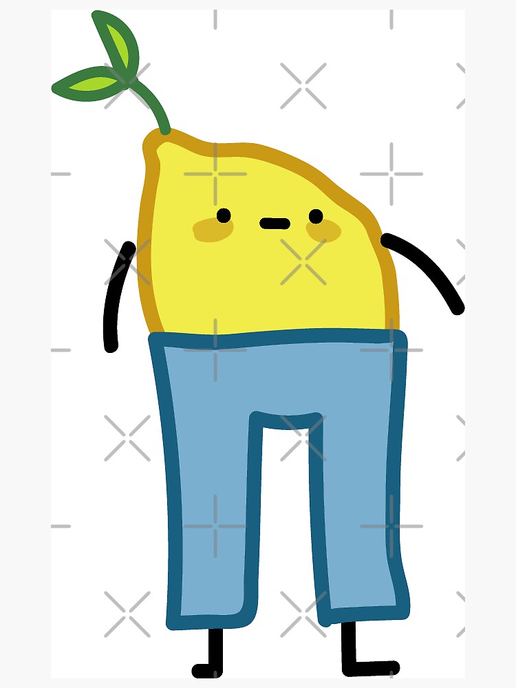 "lemon guy" Magnet for Sale by TeaBag114 | Redbubble