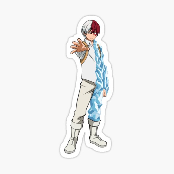 "shoto todoroki" Sticker by shakiraa | Redbubble
