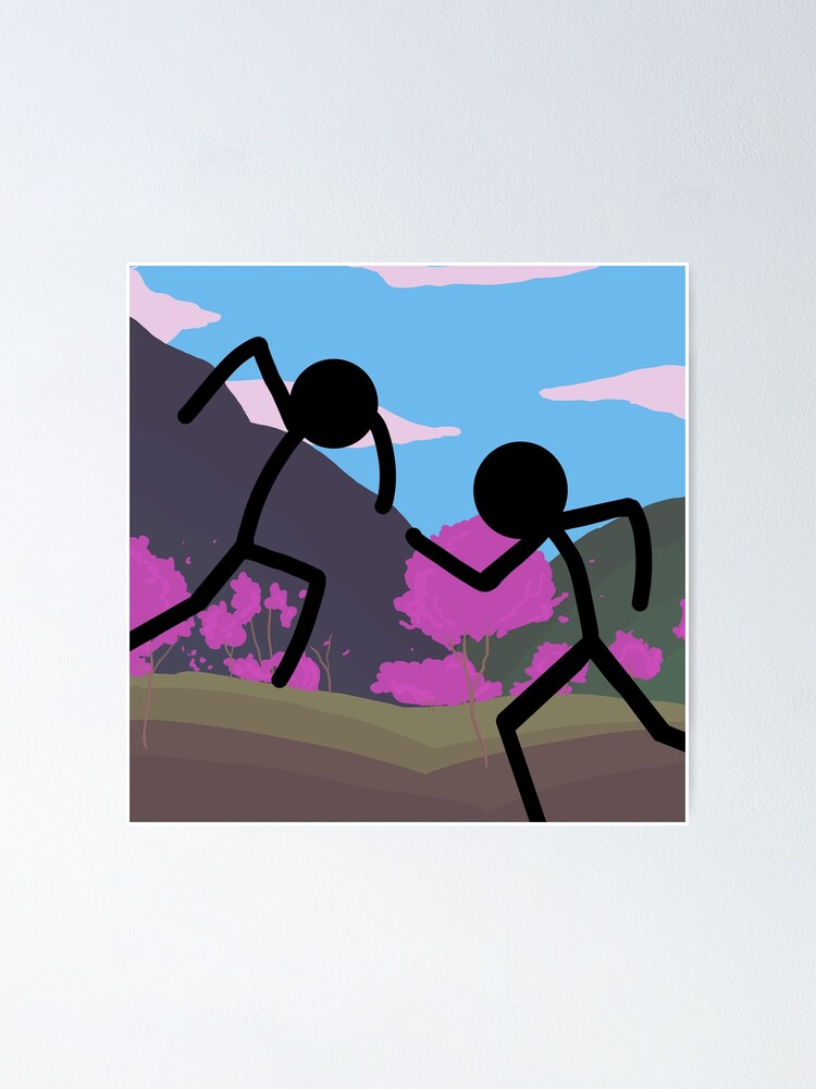 "STICKFIGHT logo" Poster for Sale by VallebieDesigns | Redbubble