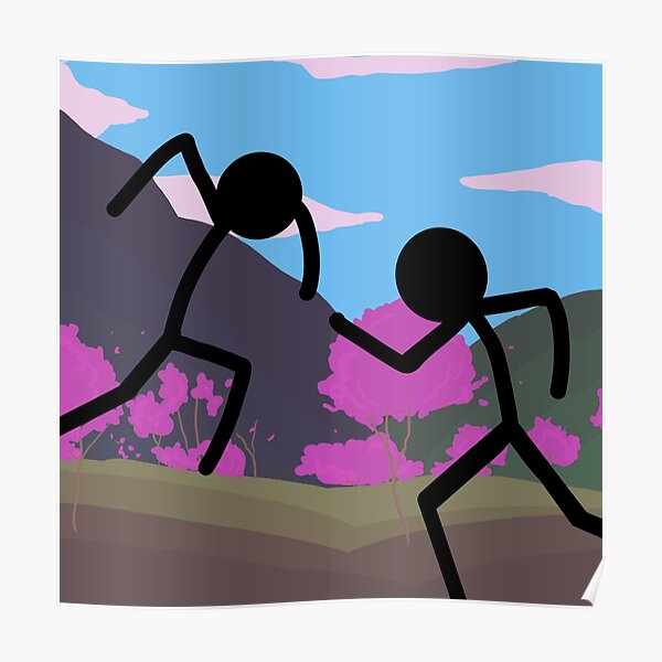 "STICKFIGHT logo" Poster for Sale by VallebieDesigns | Redbubble