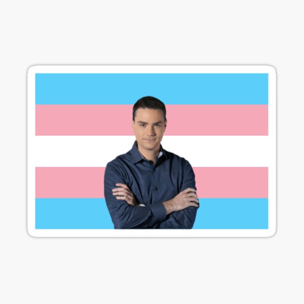 "Trans pride Ben Shapiro" Sticker for Sale by youyouyou219 | Redbubble