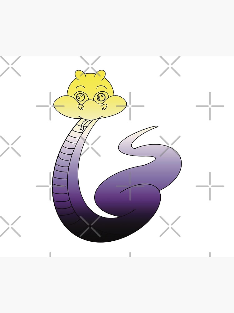"Non-Binary Pride Snake" Poster for Sale by francisthesnake | Redbubble
