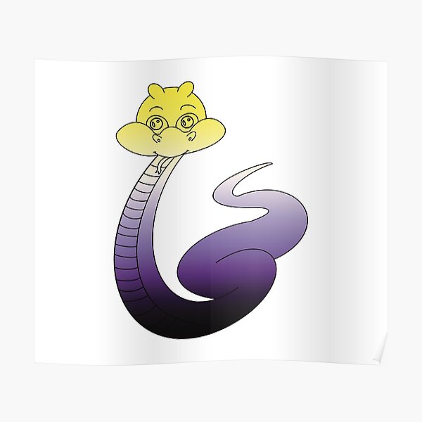"Non-Binary Pride Snake" Poster for Sale by francisthesnake | Redbubble