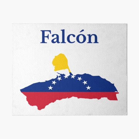 Lámina rígida «Diseño de Mapa del Estado Falcon, Venezuela» de ...