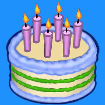 "Toontown Cake" Sticker for Sale by 8thCircleBruh | Redbubble