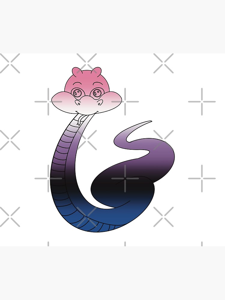 "Genderfluid Pride Snake" Poster for Sale by francisthesnake | Redbubble
