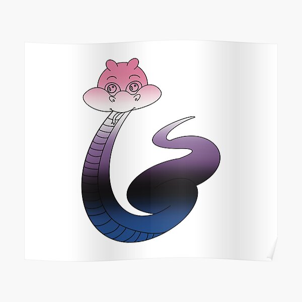 "Genderfluid Pride Snake" Poster for Sale by francisthesnake | Redbubble