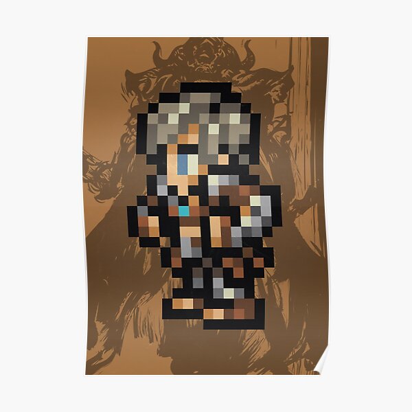 "Final Fantasy XII - Reks Sprite" Poster by SpriteZone | Redbubble