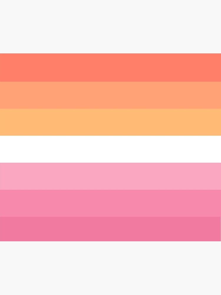 "Pastel Lesbian Pride Flag" Poster for Sale by therighttee1 | Redbubble