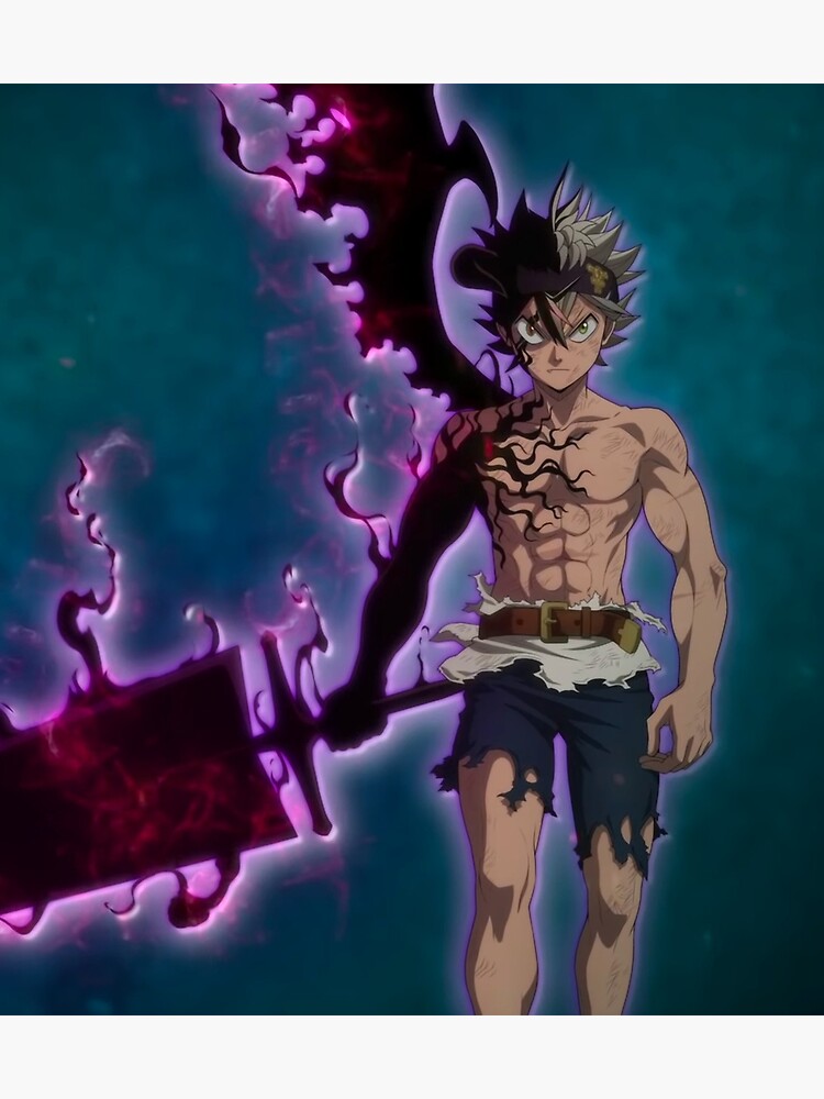 "Black Clover Black Asta" Art Print by AmiralArt | Redbubble