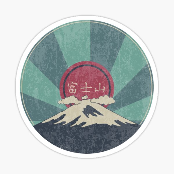 "fuji " Sticker for Sale by Emilianozolla | Redbubble