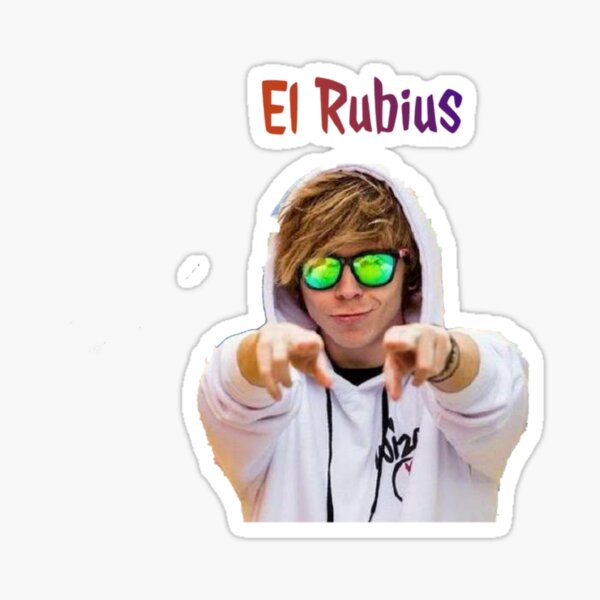 "Elrubius" Sticker for Sale by ArtDesing2021 | Redbubble