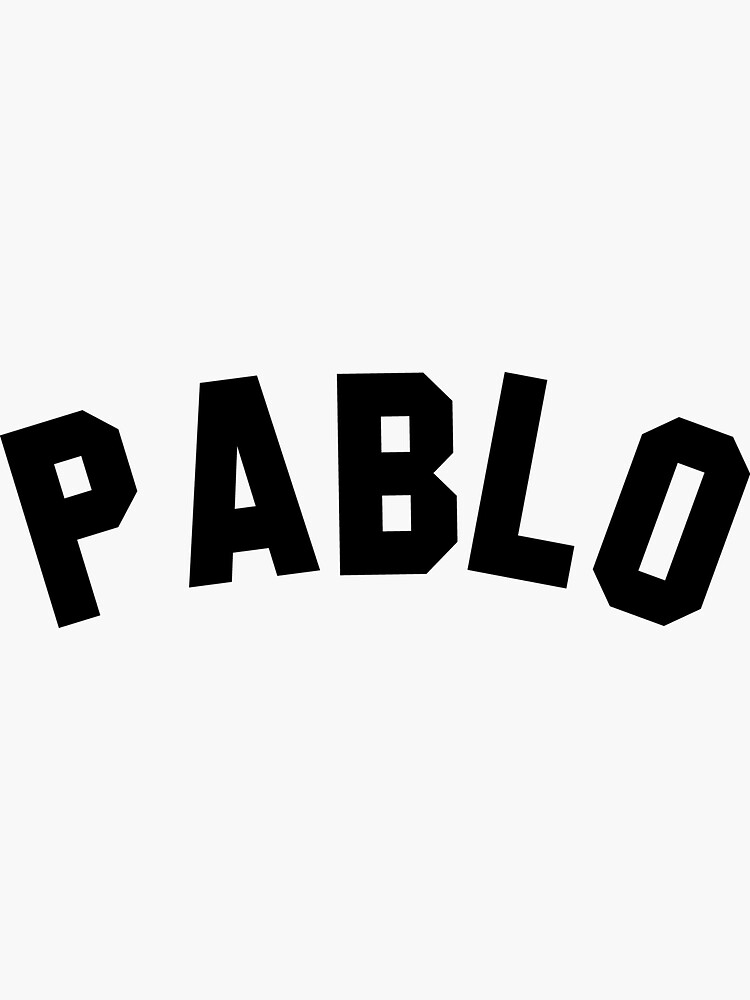 "Life of Pablo" Sticker for Sale by makari | Redbubble
