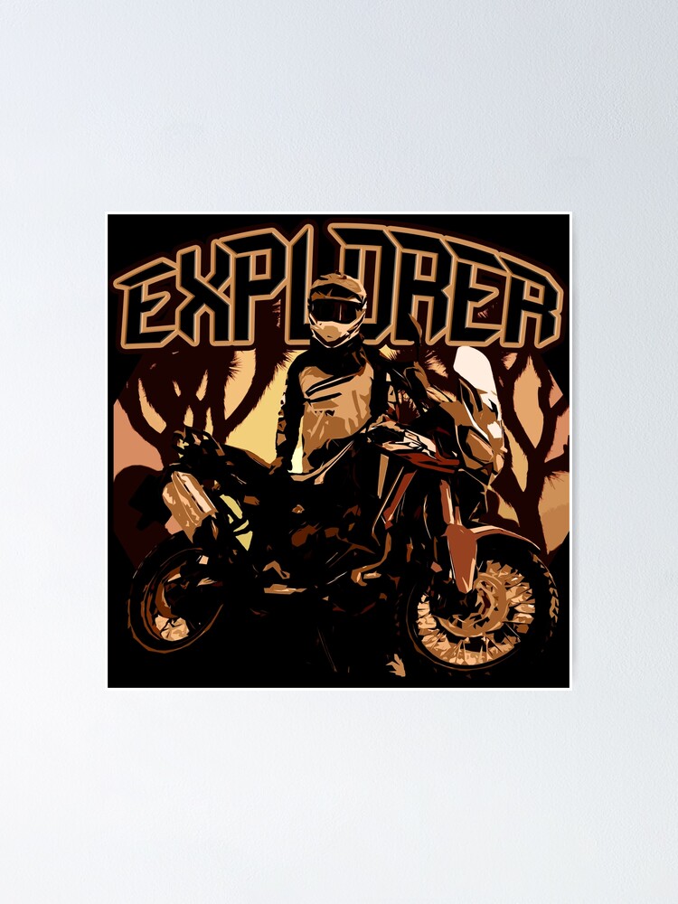 "Explorer - Desert Ride" Poster for Sale by Shwajn-Shop | Redbubble