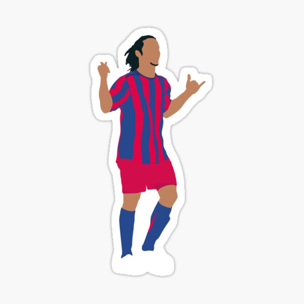 "Ronaldinho. Barcelona FC." Sticker for Sale by HdolphHumb | Redbubble