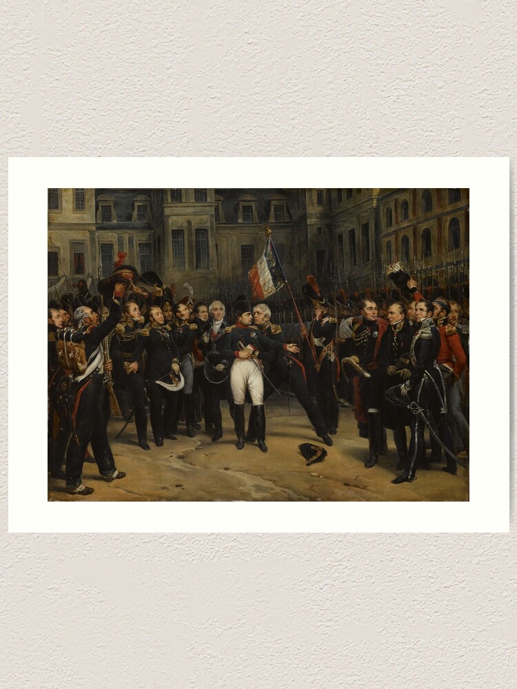 " Napoleon's farewell to his Imperial Guard" Art Print for Sale by ...