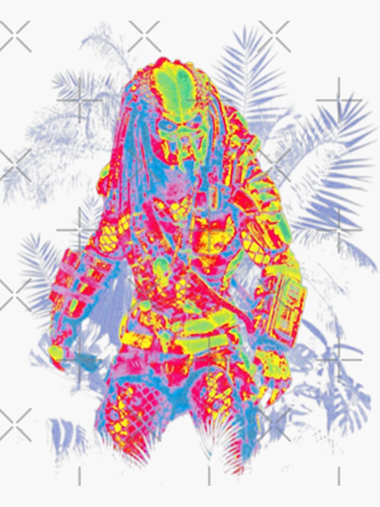 "Predator Vision V2" Sticker by Nguyen1823 | Redbubble