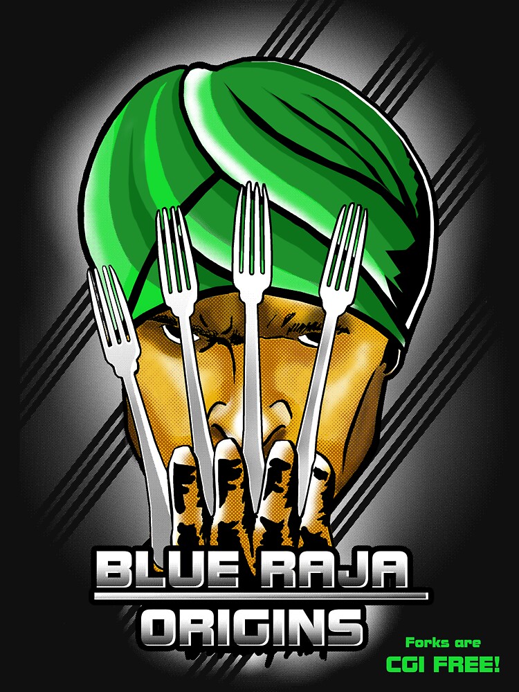 "Blue Raja Origins" T-shirt for Sale by dahorvatic | Redbubble | blue ...