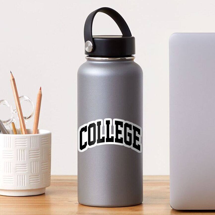 "COLLEGE Education" Sticker by makari | Redbubble