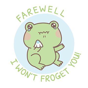 Frog Sayings Bye Gif