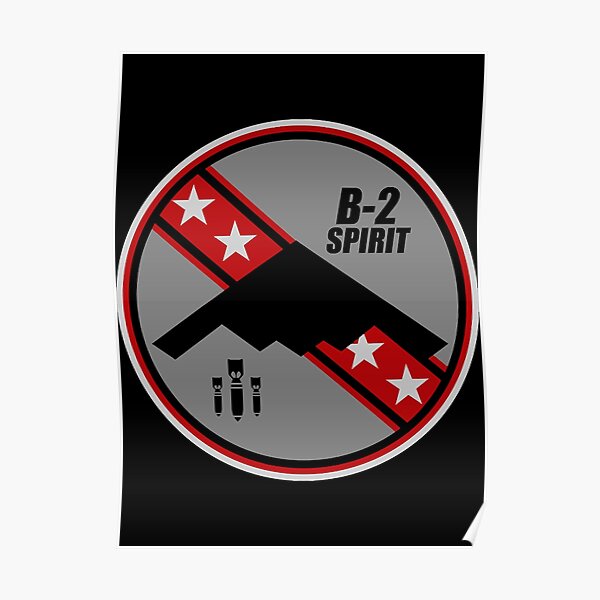"B-2 Spirit Patch " Poster for Sale by HayesZam | Redbubble