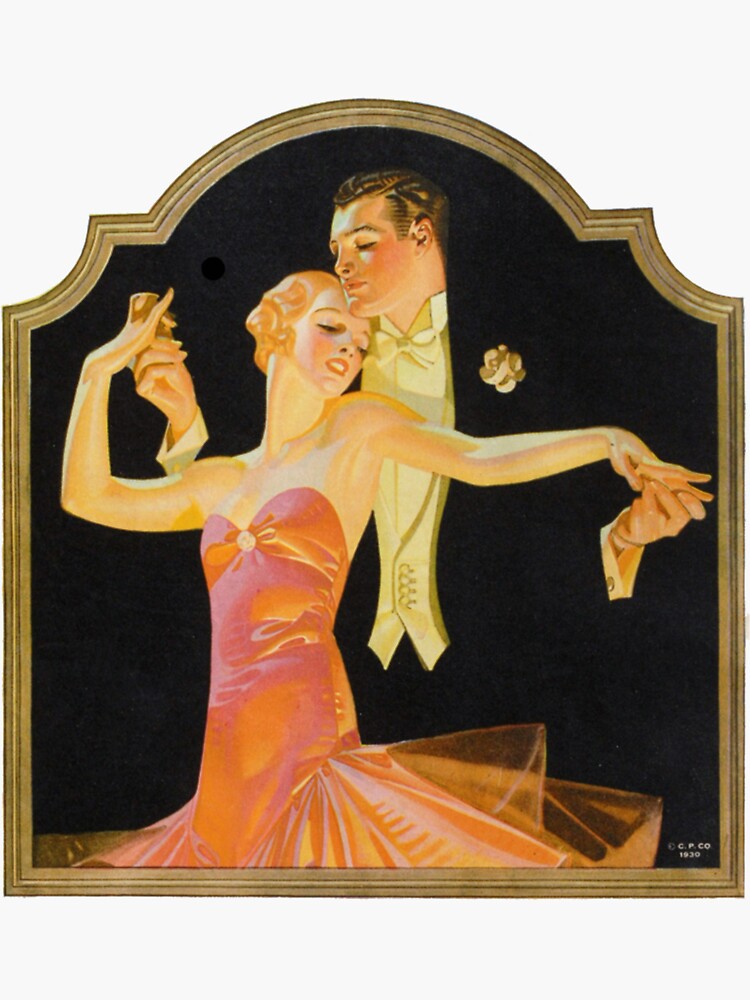 "Roaring 20s Puttin on the Ritz " Sticker for Sale by Macramama | Redbubble