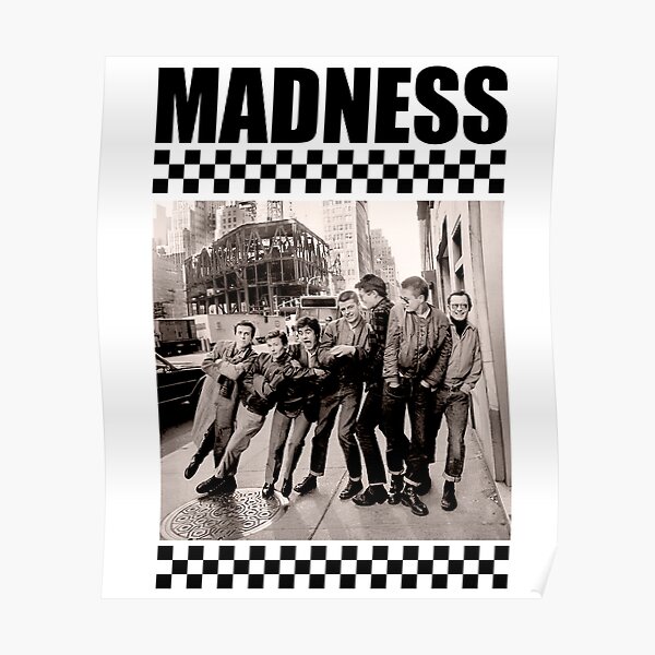 "Cute face The madness retro band gift for fans" Poster for Sale by ...