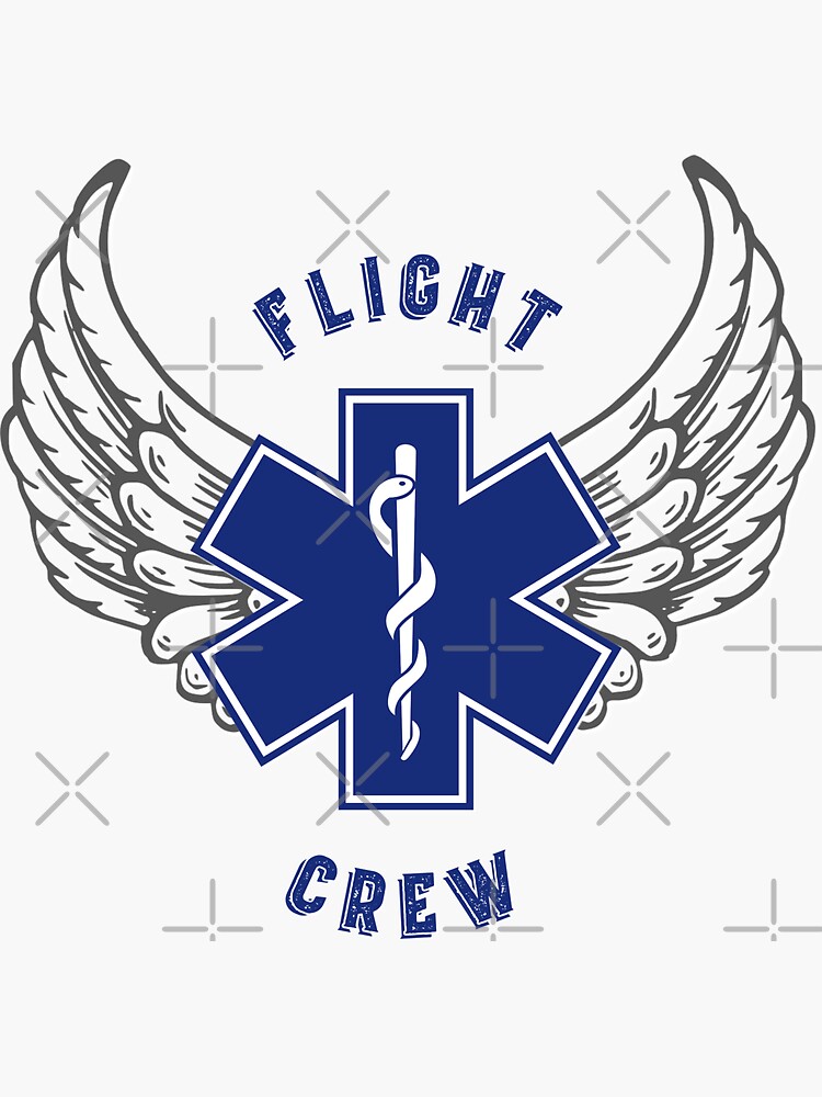 "Flight Crew, Decal, sticker gift" Sticker for Sale by FrankLujan14 ...