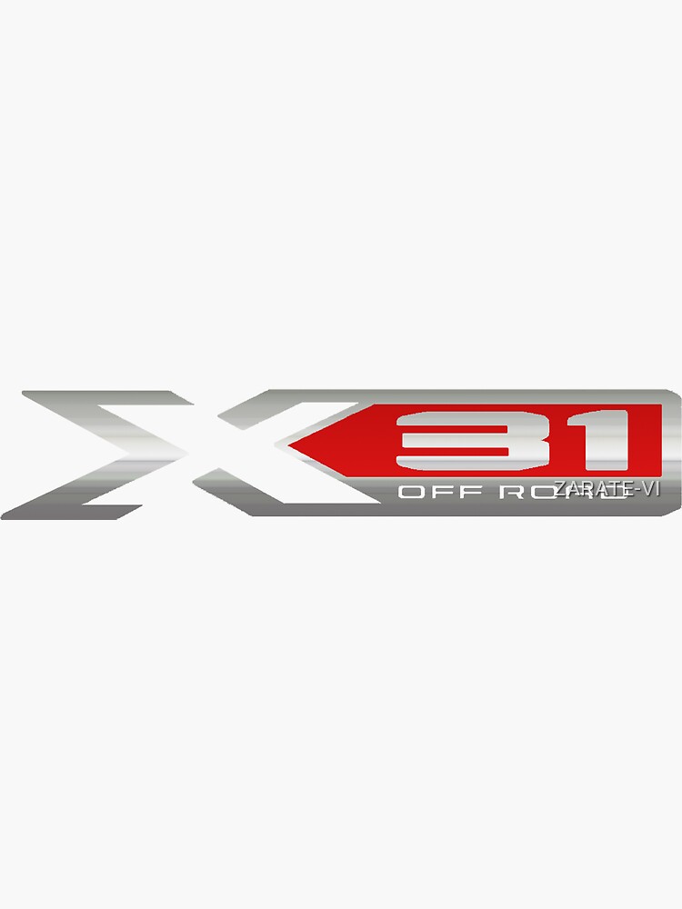 "GMC X31" Sticker for Sale by ZARATE-VI | Redbubble