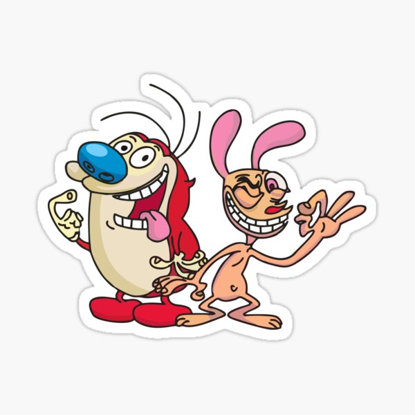 "BEST SELLER - Ren and Stimpy Merchandise" Sticker for Sale by ...