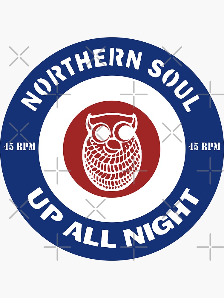 "Northern Soul" Sticker for Sale by Auslandesign | Redbubble